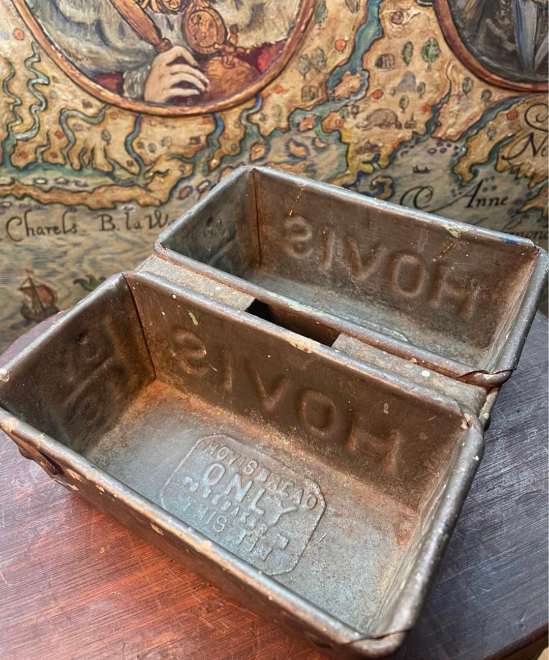 Antique Bread Tin - Etsy