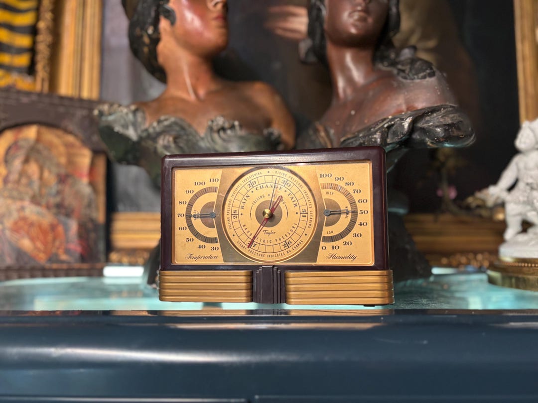 Art Deco Bakelite Barometer - Etsy