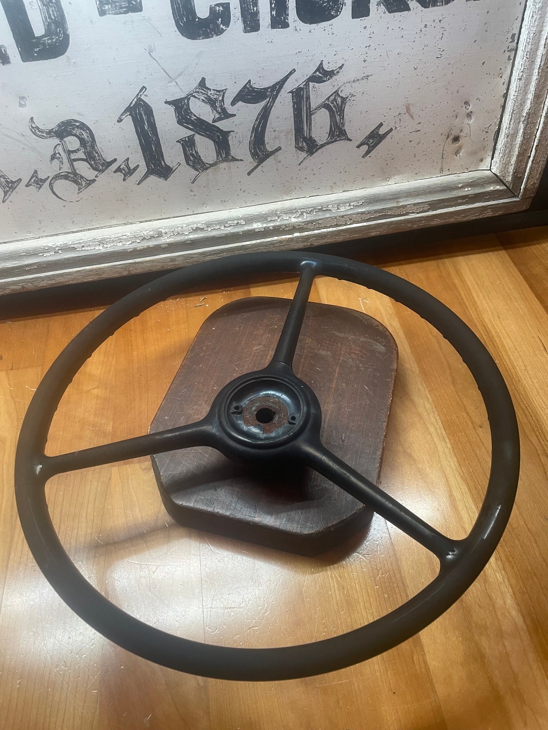 Antique Steering Wheel - Etsy