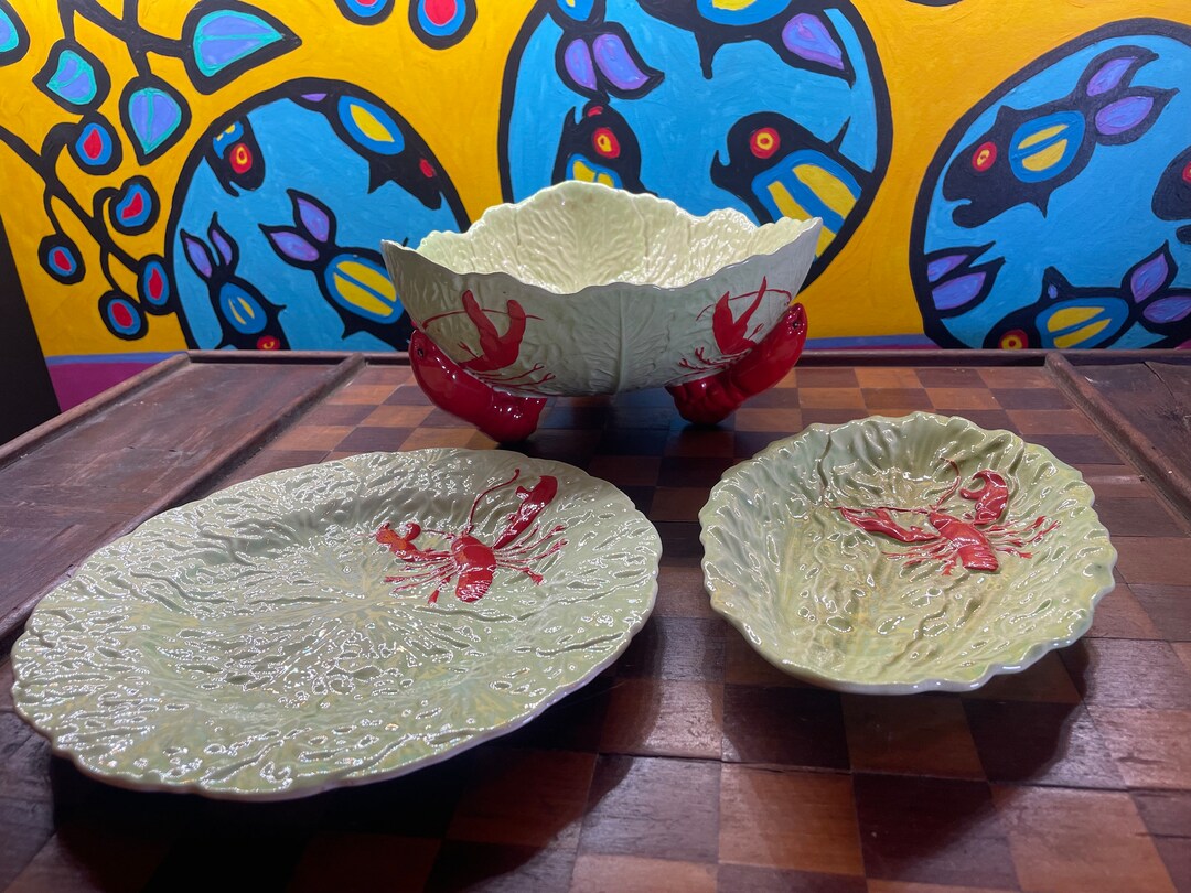 1950s Carlton Ware Lobster & Cabbage Bowl With Dishes - Etsy