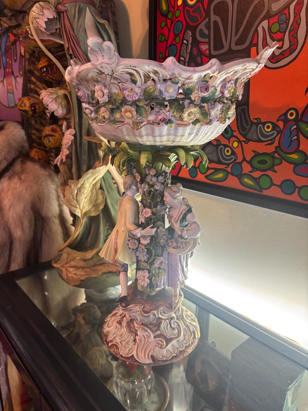 19th Century Porcelain German Center Piece - Etsy