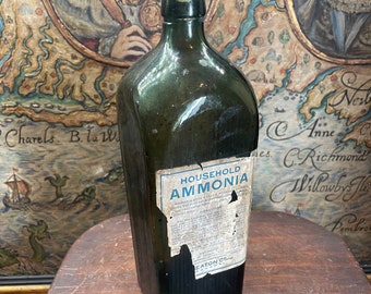 Antique Aqua Tall Pureoxia Boston Soda Bottle Moxie - Etsy