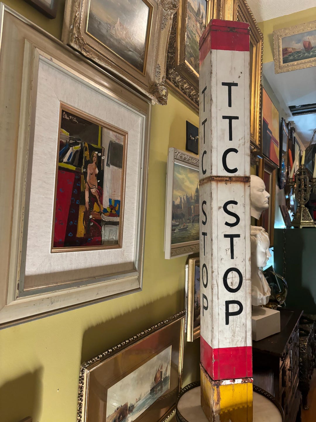 Rare!! 1950’s Toronto TTC Wooden Bus Stop - Etsy