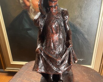 Vintage Austin Productions Sculpture Woman Jeanette Georges-charles ...