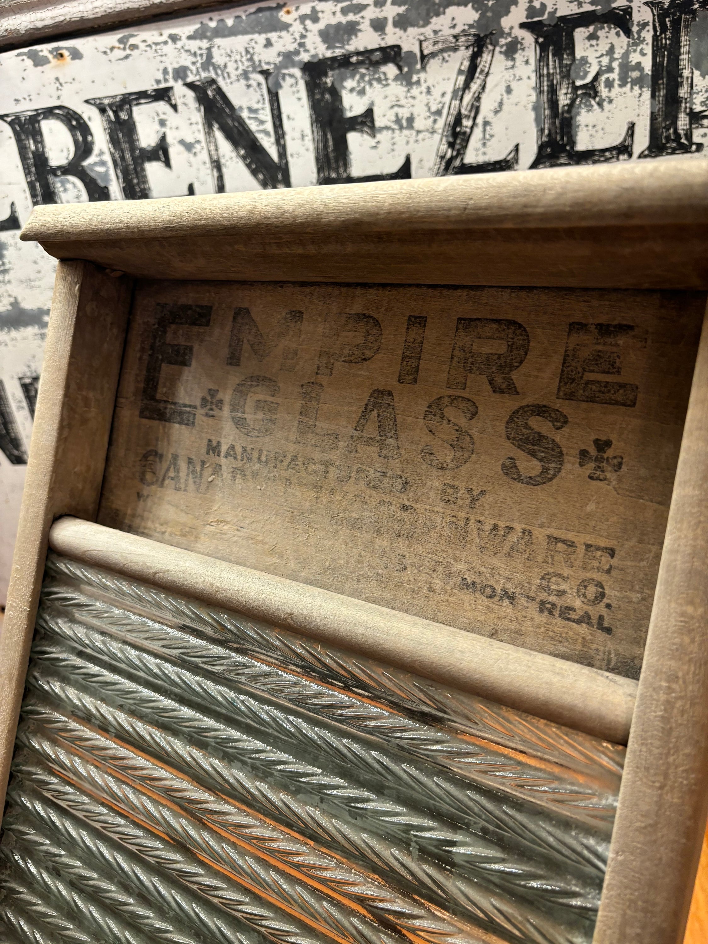 Antique Glass Washboard - Etsy