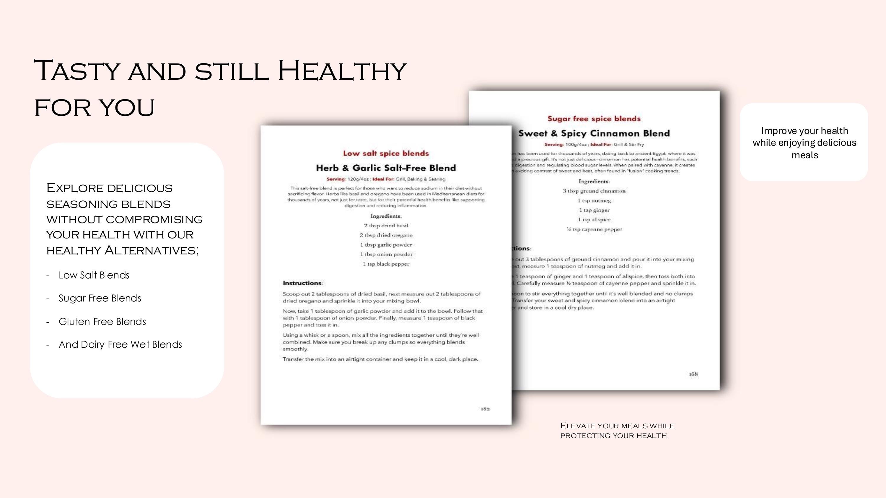 Taste of Flavour Recipe Book – 100+ Easy Homemade Spice Blends, Free ...