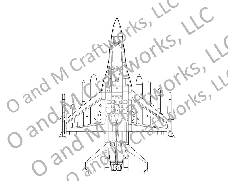 F-16 Fighting Falcon Military Jet Svg - Etsy