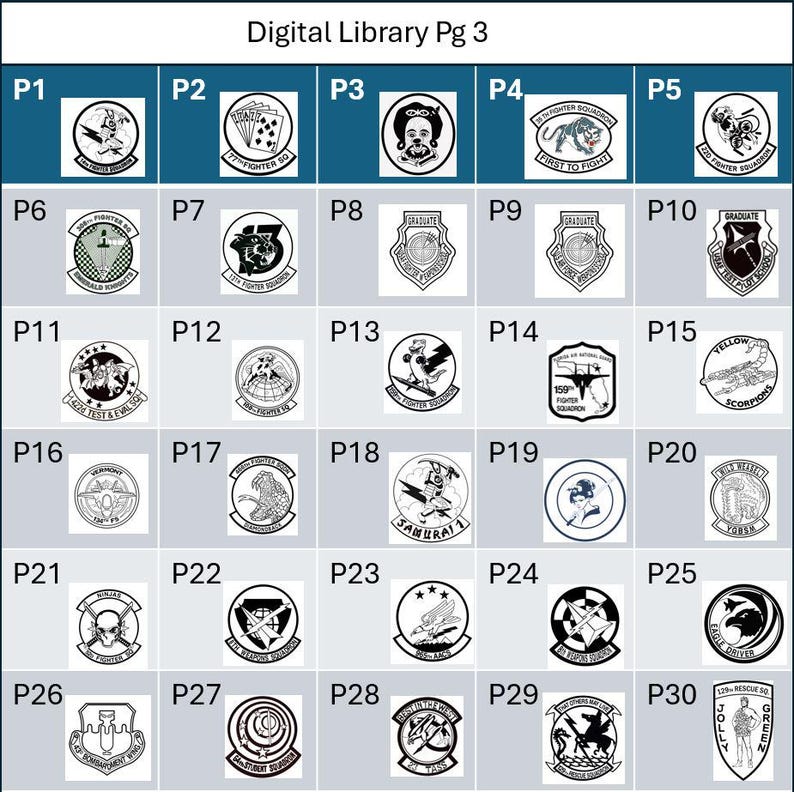 USAF Slick Pilot Wings Digital Jpg Svg - Etsy