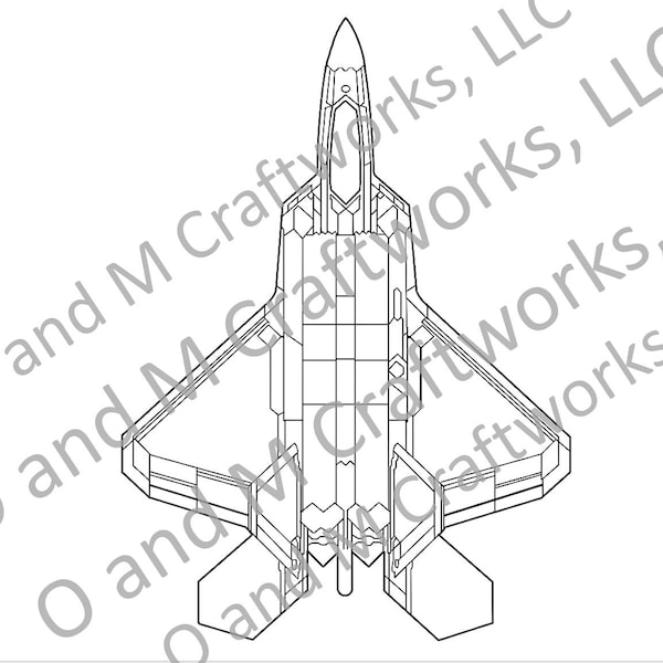 F22 Raptor Svg - Etsy