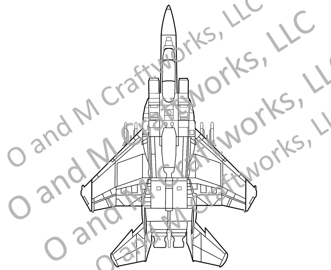 F-15 Eagle Military Jet Svg - Etsy