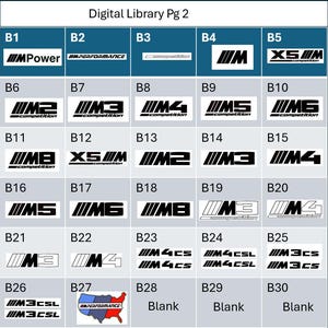 M Performance Digital File JPG SVG - Etsy