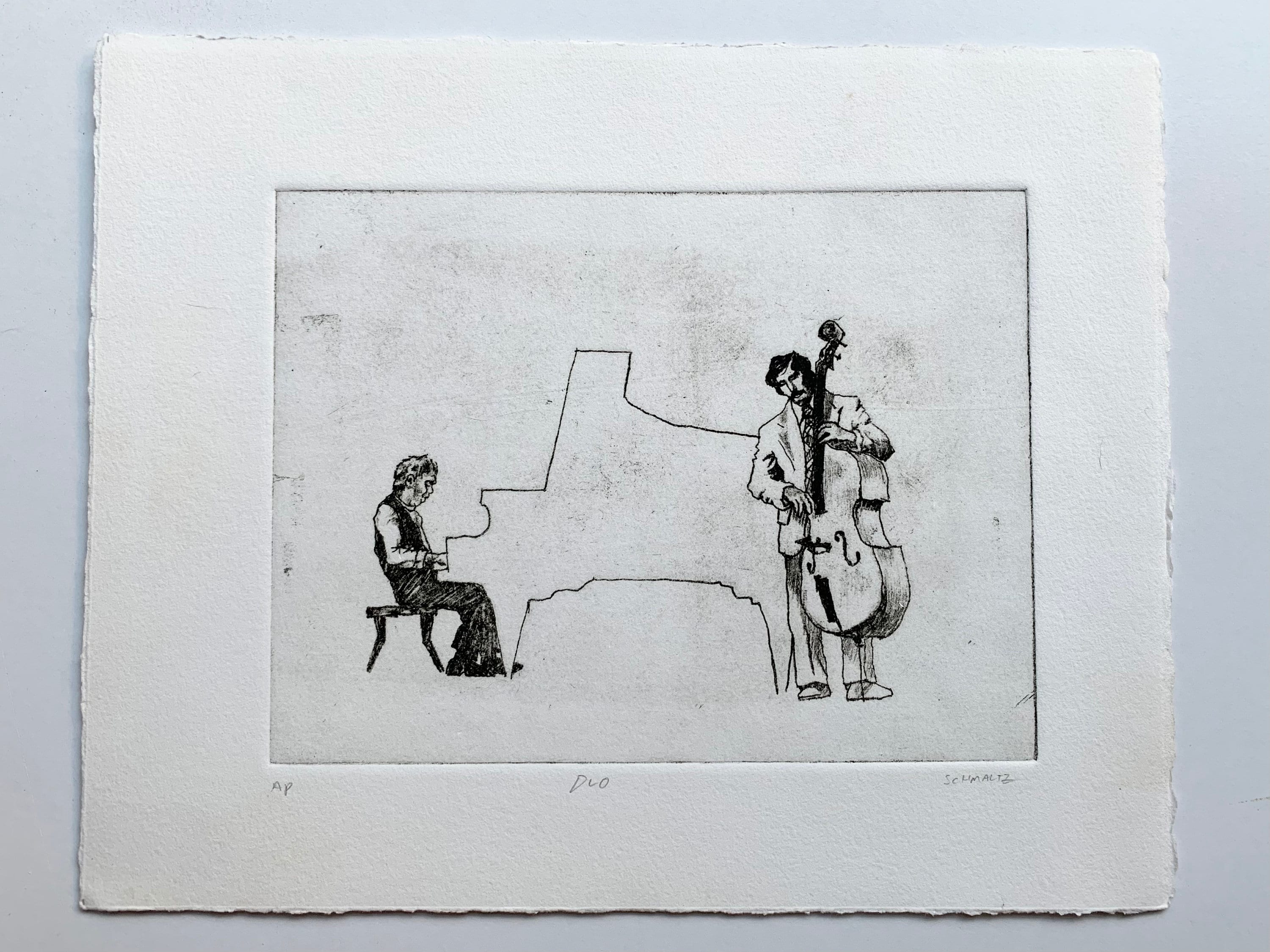 Duo: Original Soft Ground Etching - Etsy