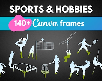 Hearts Canva Frames Template | Drag and Drop Photo PNG | Sublimation ...