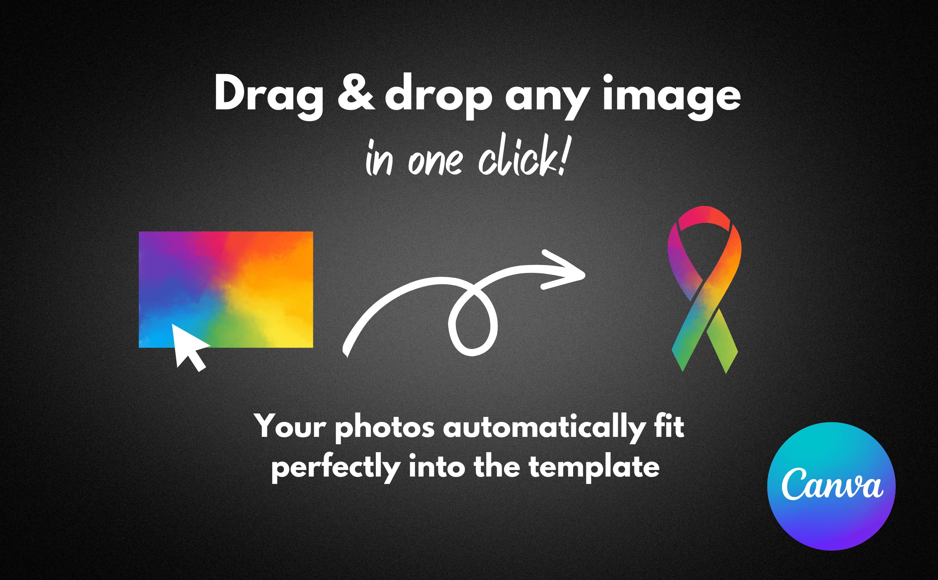 Awareness Ribbons Canva Frames Template | Drag and Drop Photo PNG ...