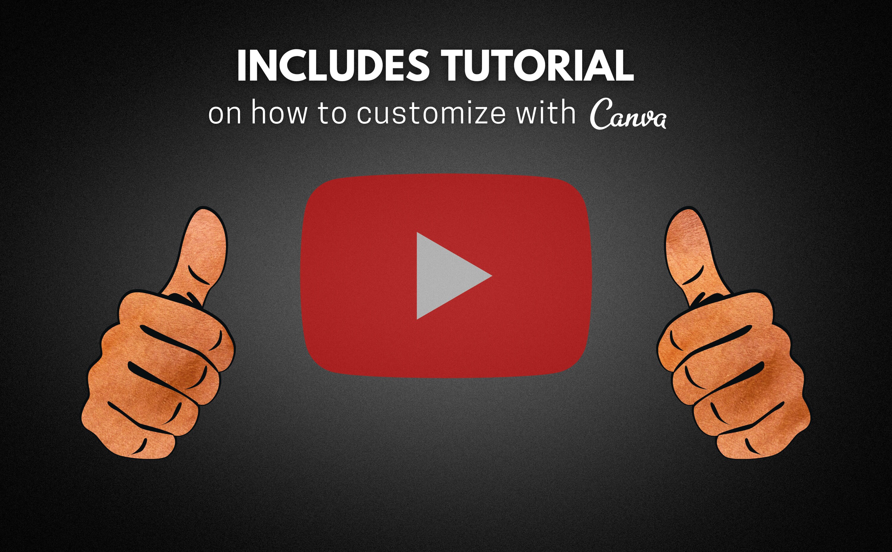 Pointing Thumbs Canva Frames Template | Drag and Drop Photo PNG ...