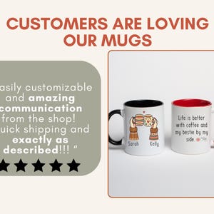 Custom Mug for Best Friends, Personalized Mug, Bestie Mug, Best Friend ...