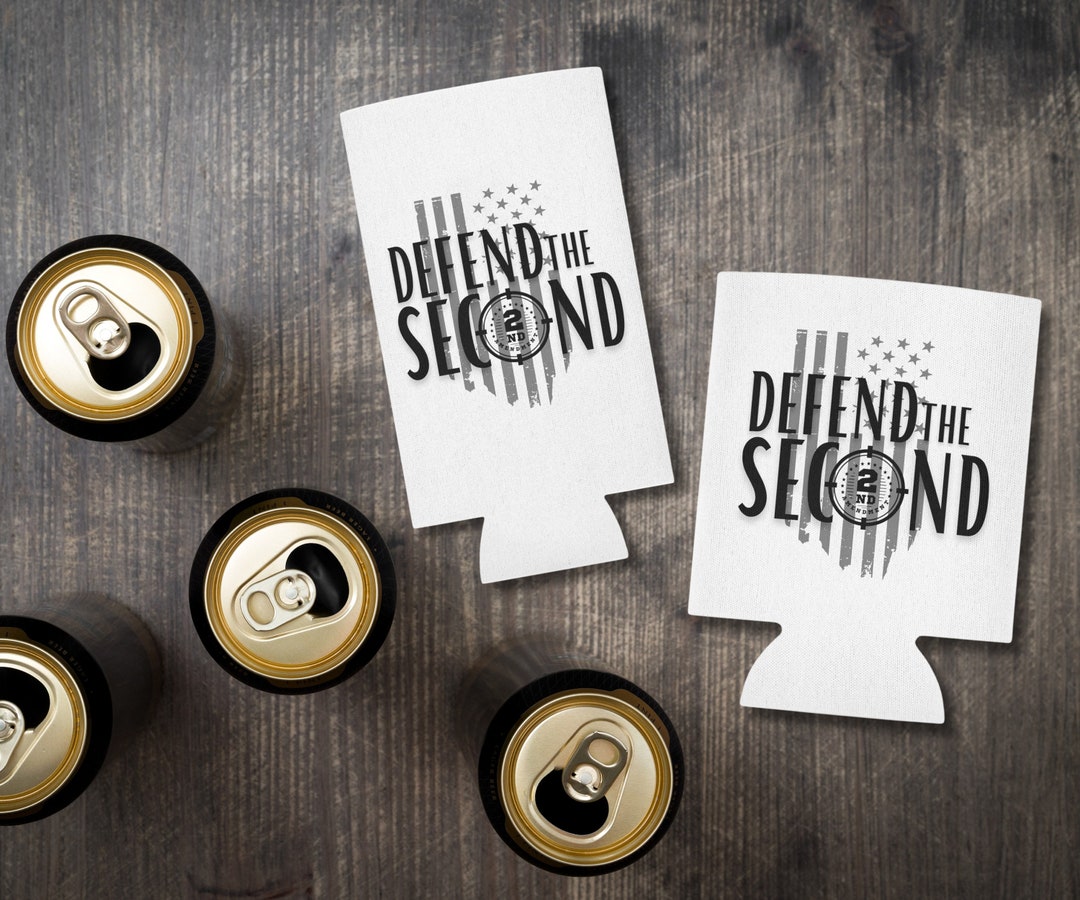 Liberty Fighter Drink Koozie, Patriotic Can Cooler, Pro Gun Beverage ...