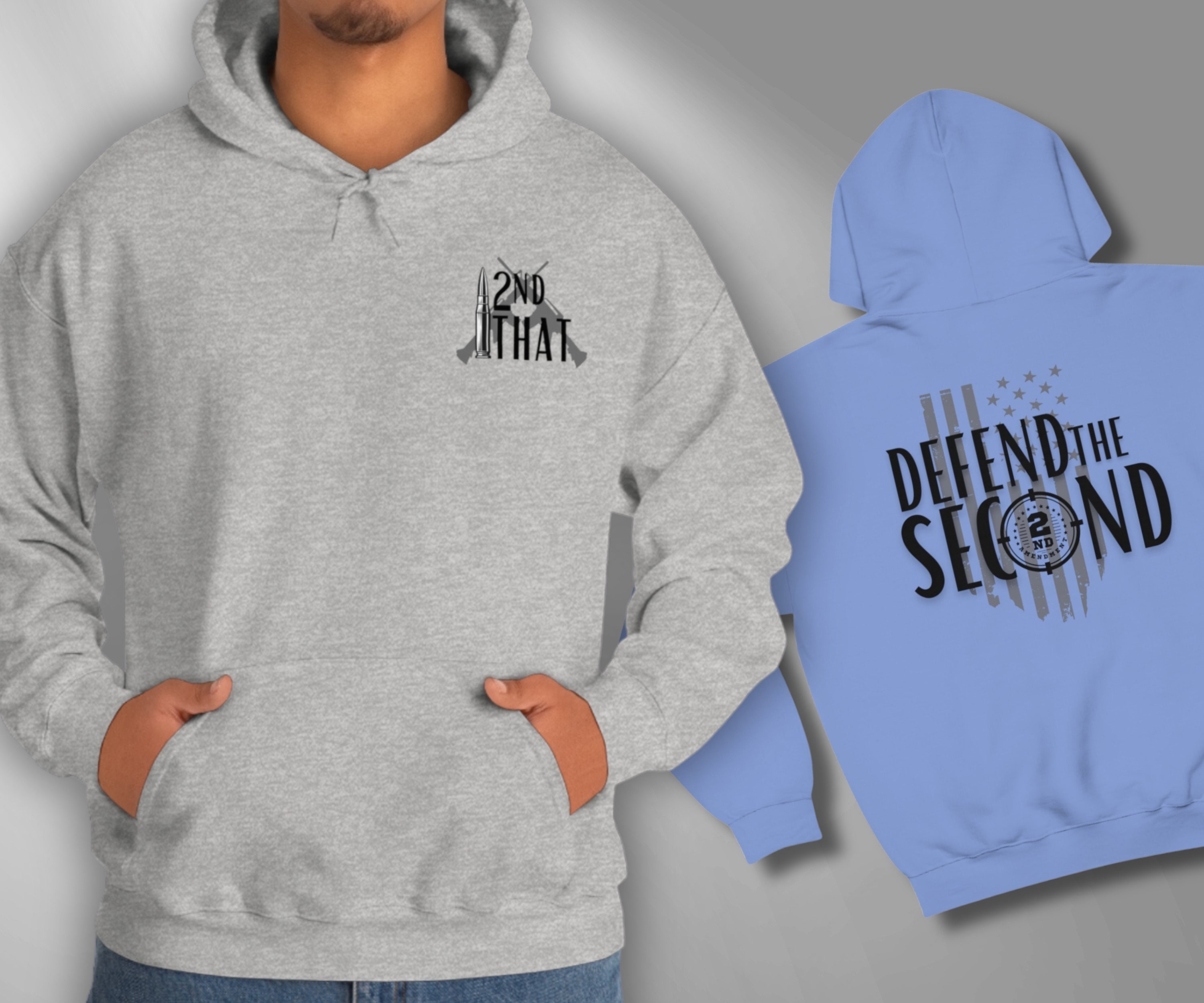 Freedom Fighter Hooded Sweatshirt, Patriotic Men's Hoodie, Pro Gun ...