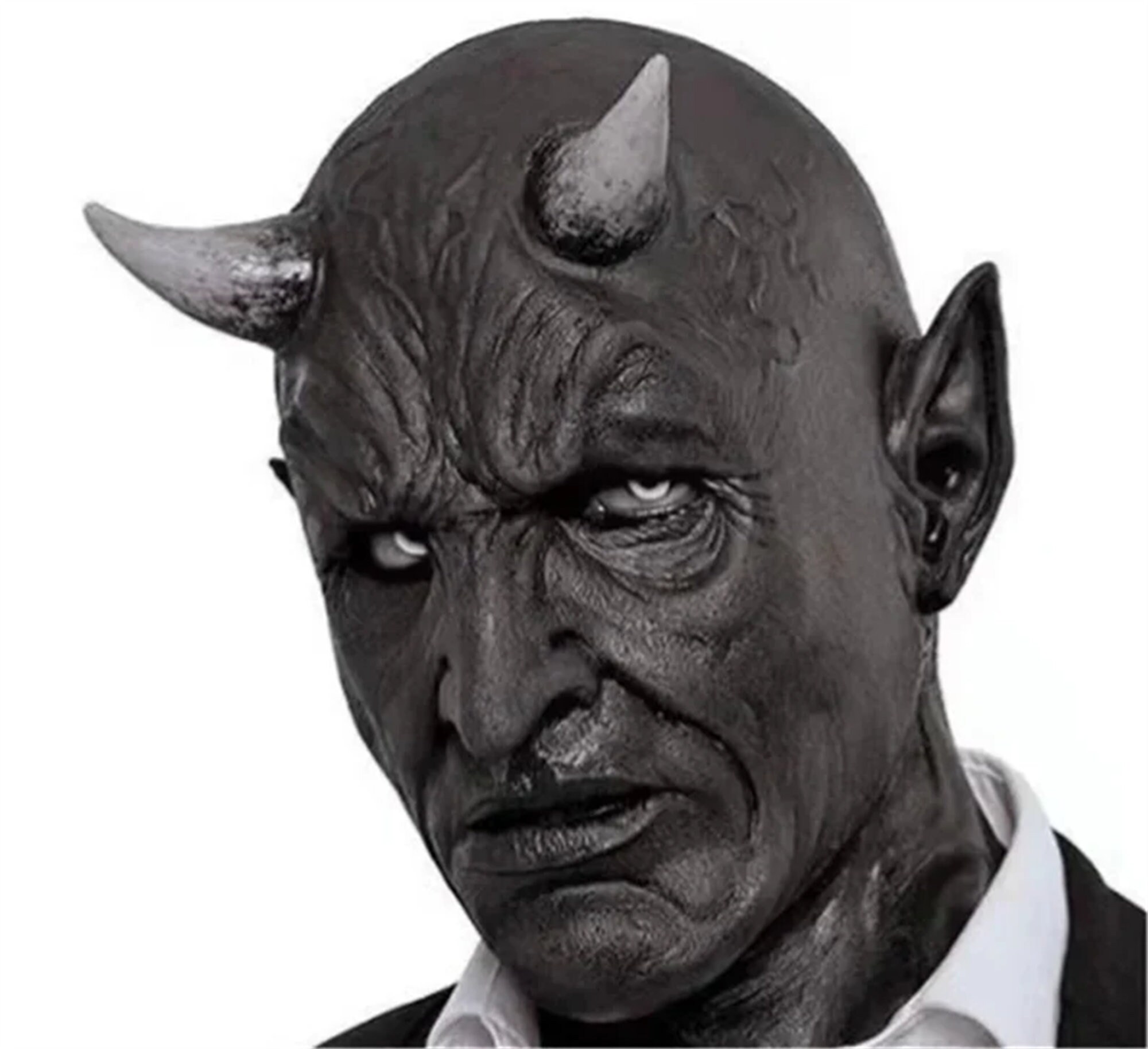 Horn Demon Mask Cow Demon King Ghost Face Latex Headgearmask - Etsy