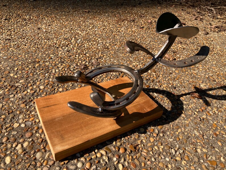 Horseshoe Cowboy Rustic Home Decor Made With Used Recycled Horseshoes ...