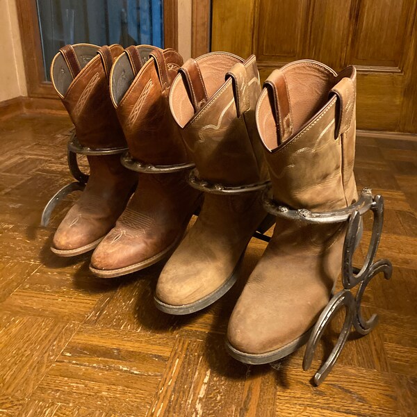 Horseshoe Boot Rack - Etsy