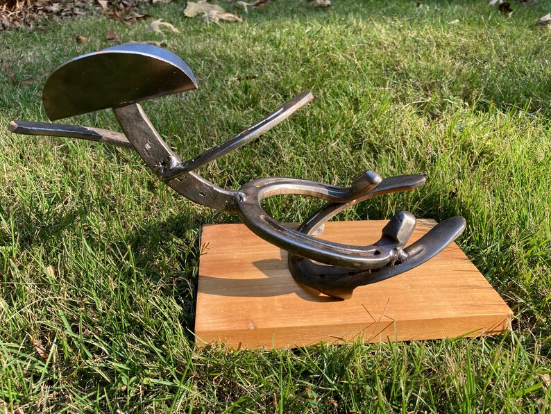 Horseshoe Cowboy Rustic Home Decor Made With Used Recycled Horseshoes ...