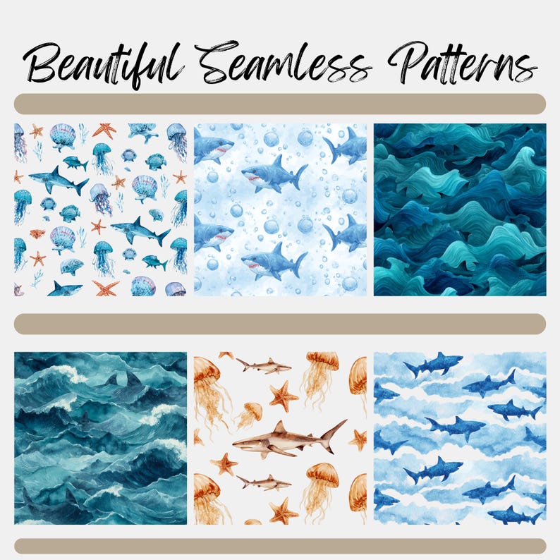 100+ Watercolor Shark Clipart | Ocean Animals PNG | Transparent ...