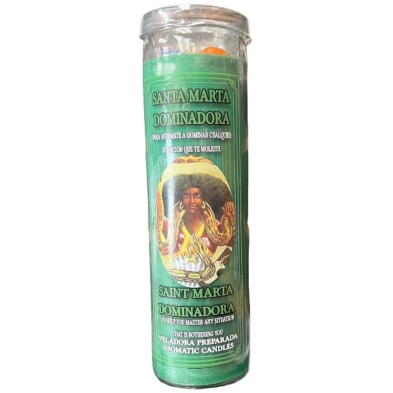 Santa Marta Dominadora - Vela Dora Preparada - Cocktail Candle - Etsy