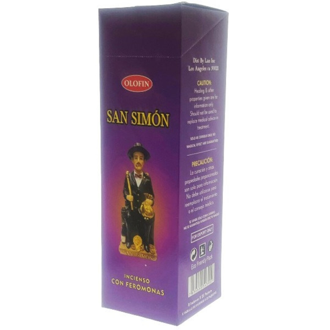 San Simon Incense Olofin Square Box 25/8ct Sticks Total 200 Sticks - Etsy