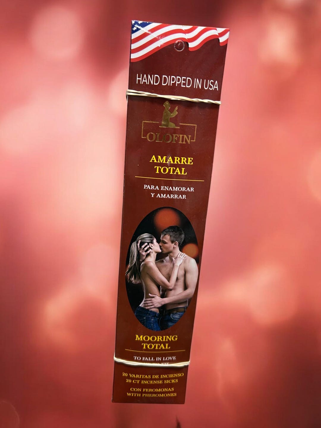 Olofin Hand Dipped Incense Mooring Total Pack of 6 / Incienso Olofin Bañado a Mano Amarre Total ...
