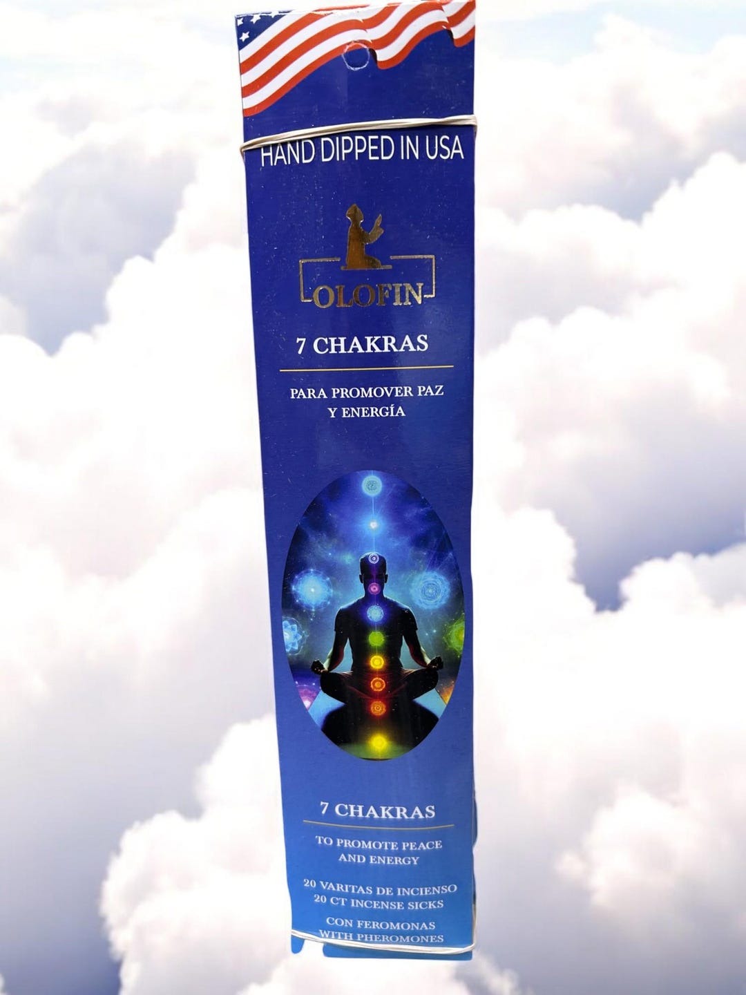 Olofin 7 Chakras Hand Dipped Incense (pack of 6) - Etsy