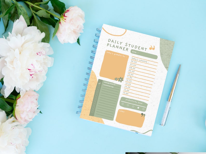 Printable College Student Planner Daily Planner Boho - Etsy