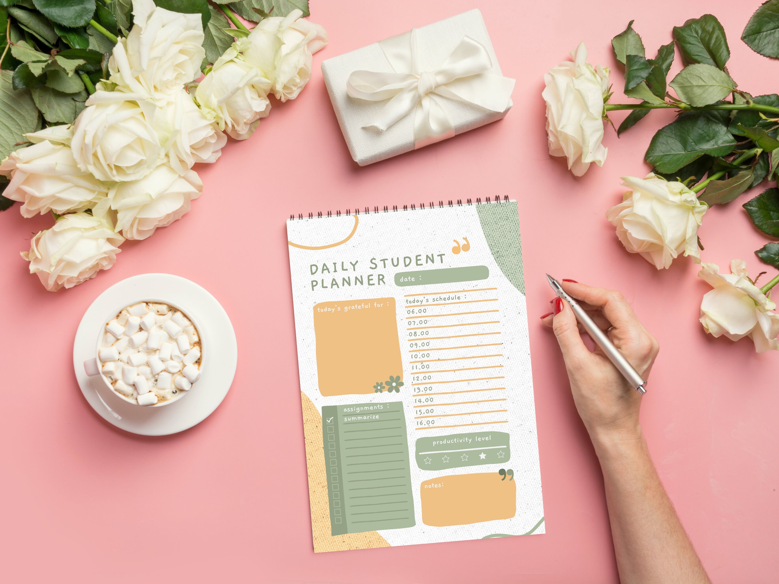 Printable College Student Planner | Daily Planner | Boho Student ...