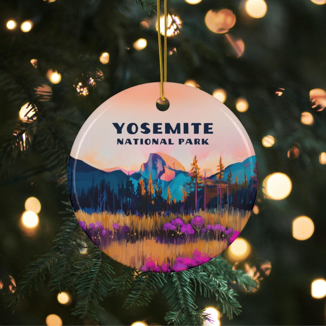 Yosemite National Park Ornament, Yosemite California Gift, Yosemite ...