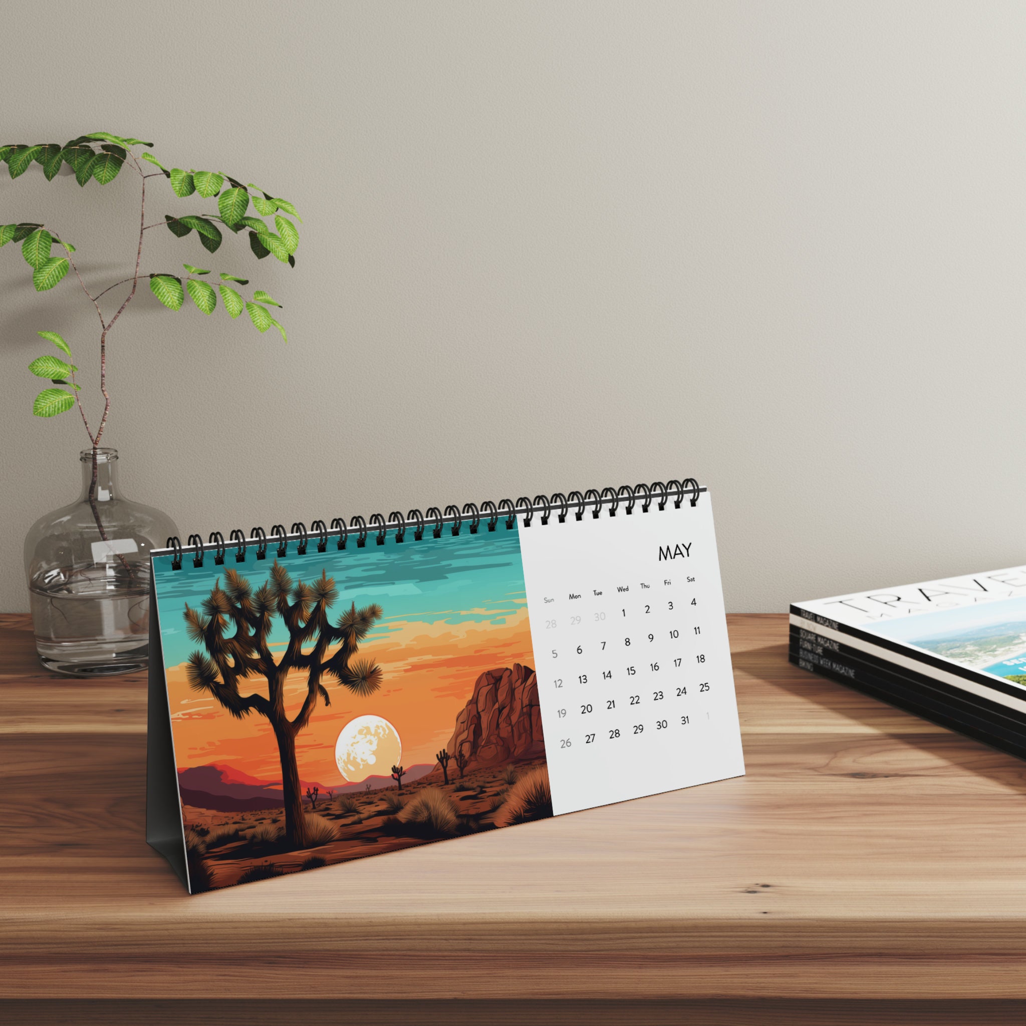 2024 National Park Desktop Calendar, Art of National Parks 2024 ...