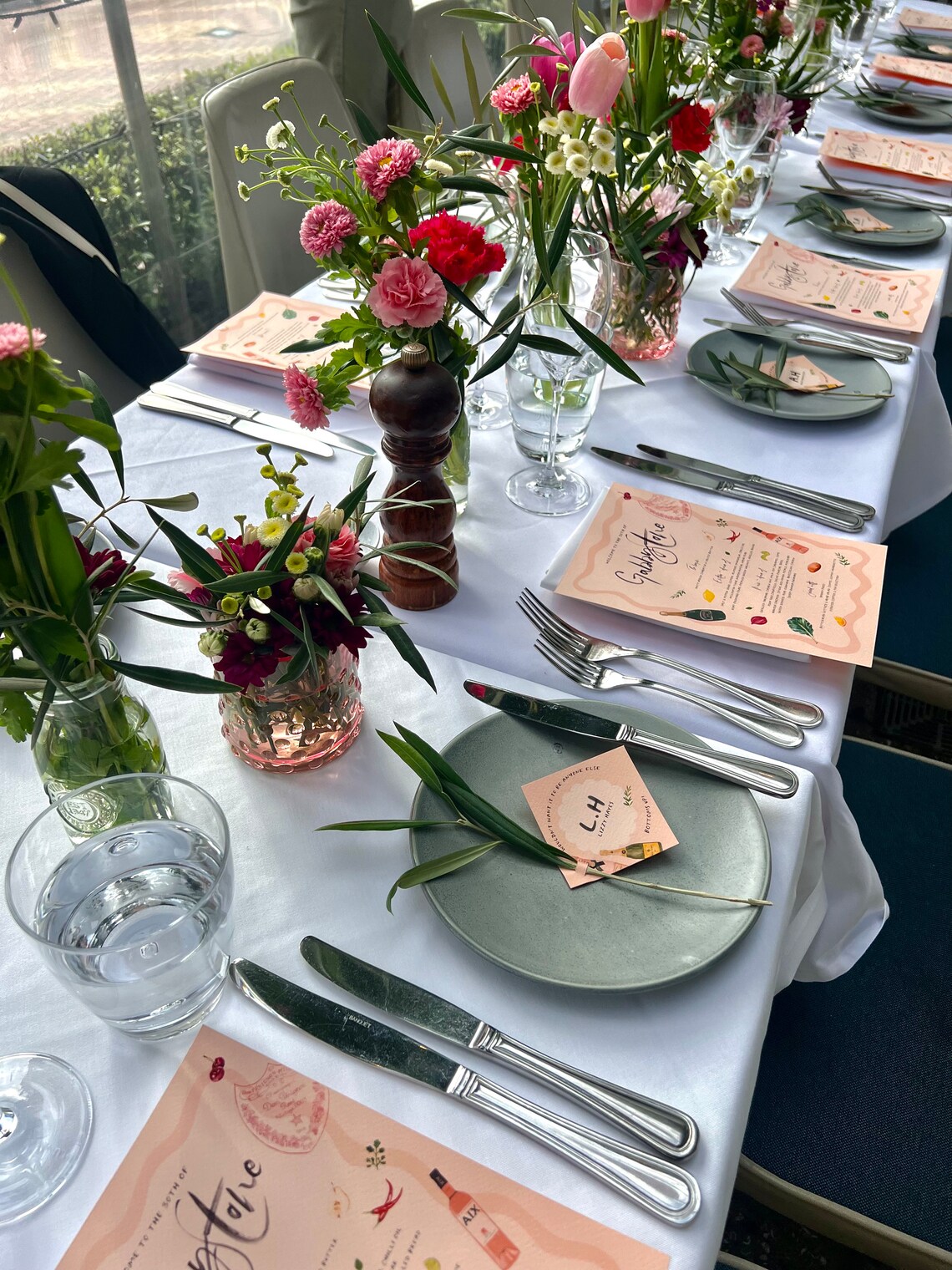 Hand-drawn Menu, Editable, Printable Menu Wedding Menu Stationery ...