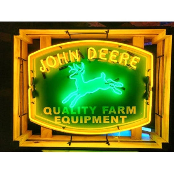John Deere Neon Sign - Etsy