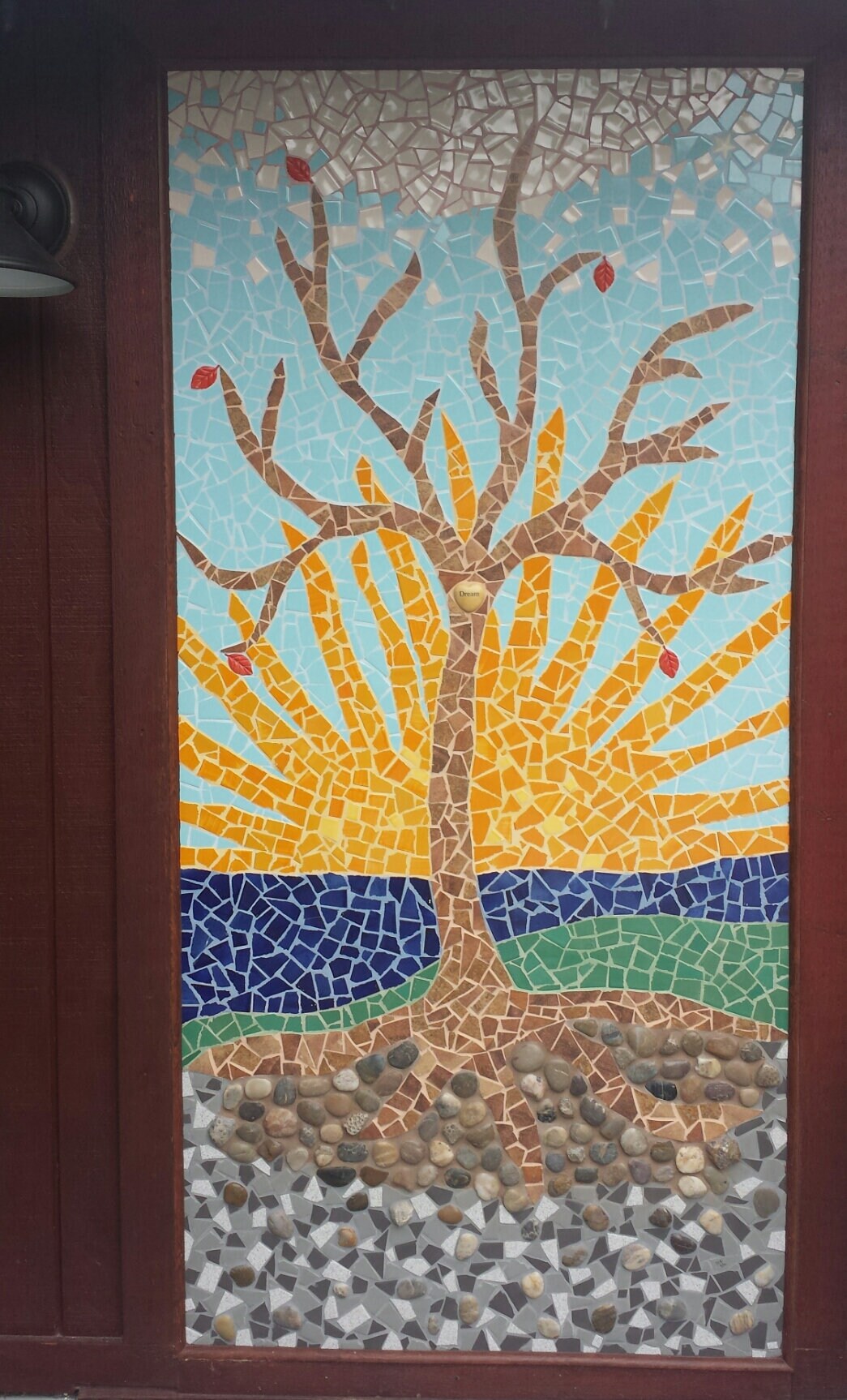 Mosaic Tile Surfboard Mermaid Star Fish Coral Palm Trees Ocean - Etsy