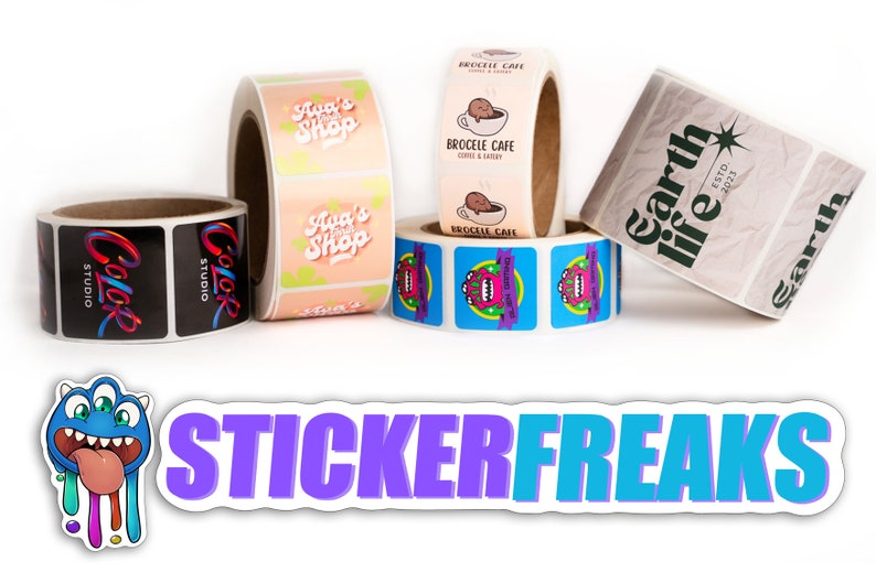 150 Circle Labels on a Roll, Personalized With Your Own Design and Logo ...