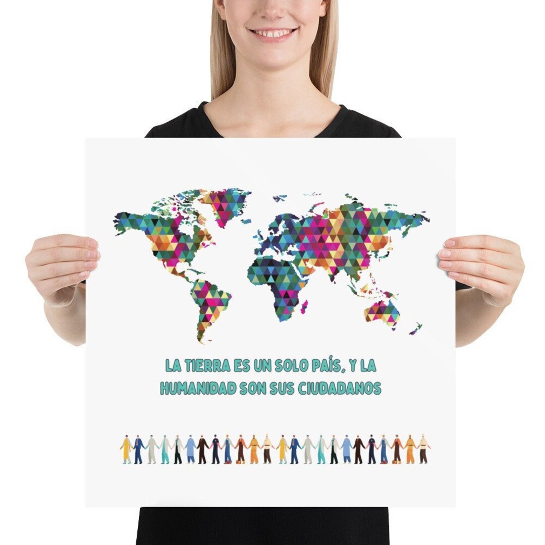 Poster. Unit Design. the Earth is One Country and Humanity is Its ...