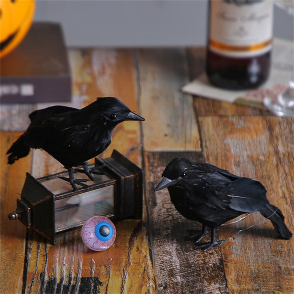 Miniature Crow - Etsy