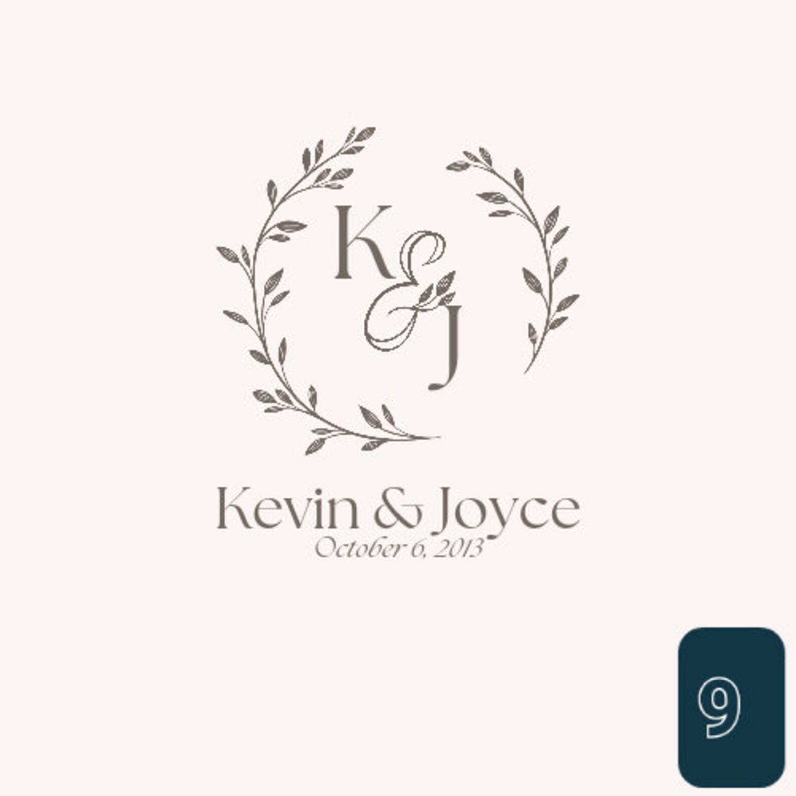 Wedding Couple Name Logo Designs - Etsy