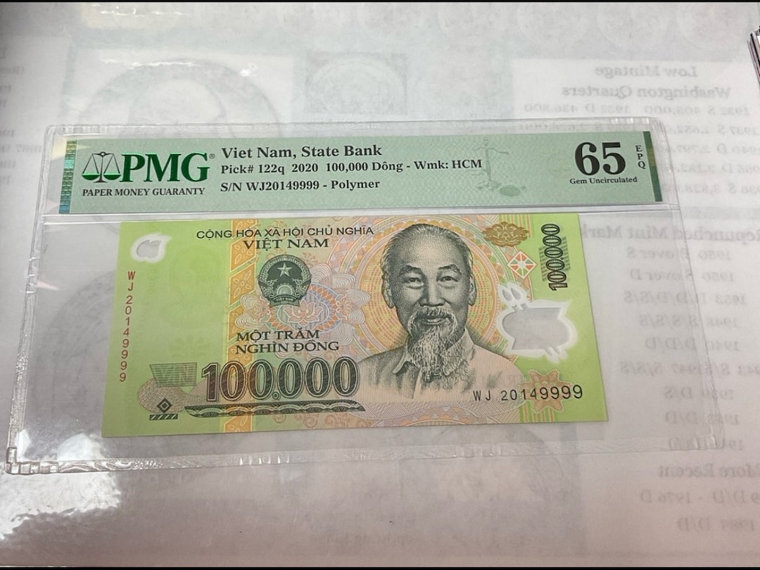 Vietnam State Bank 2020 Pick 122q Serial 2014 9999 PMG Graded 65 - Etsy