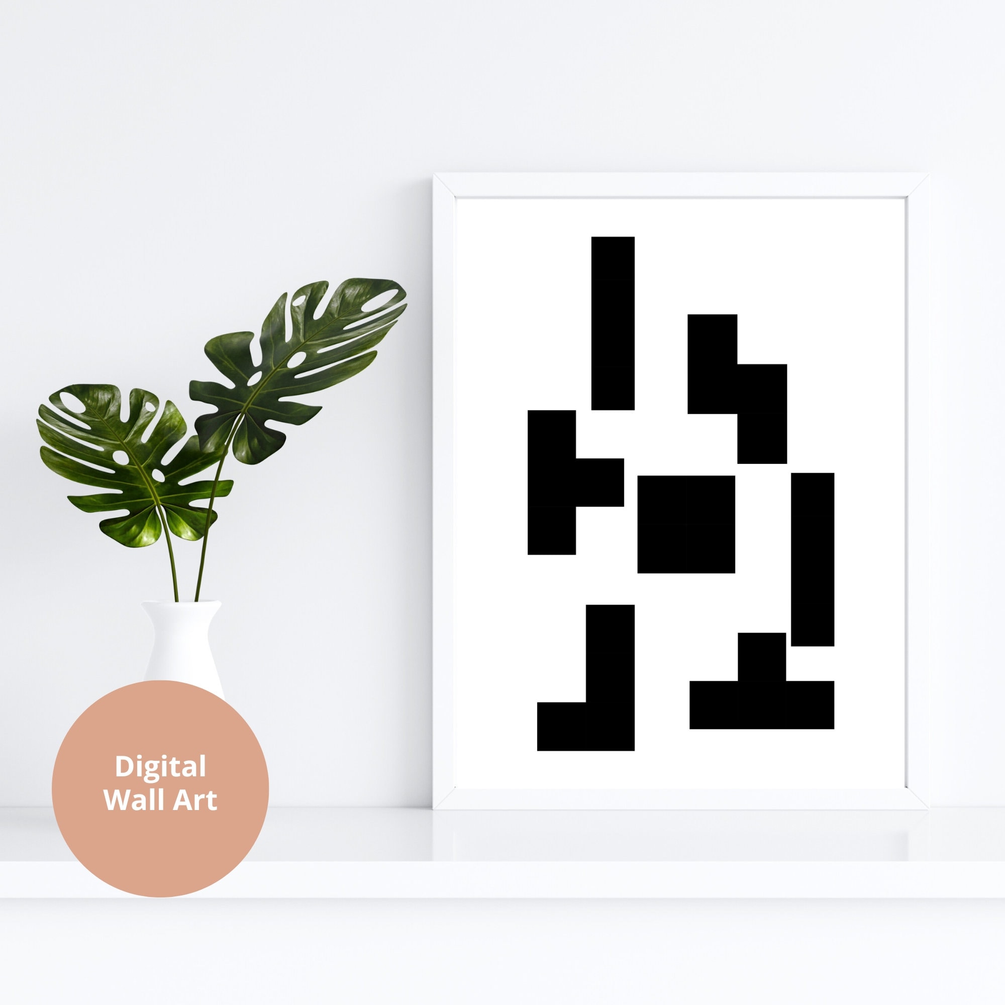 Set of 3 Tetris PRINTABLE Room Decor Wall Art Poster Decoration ...