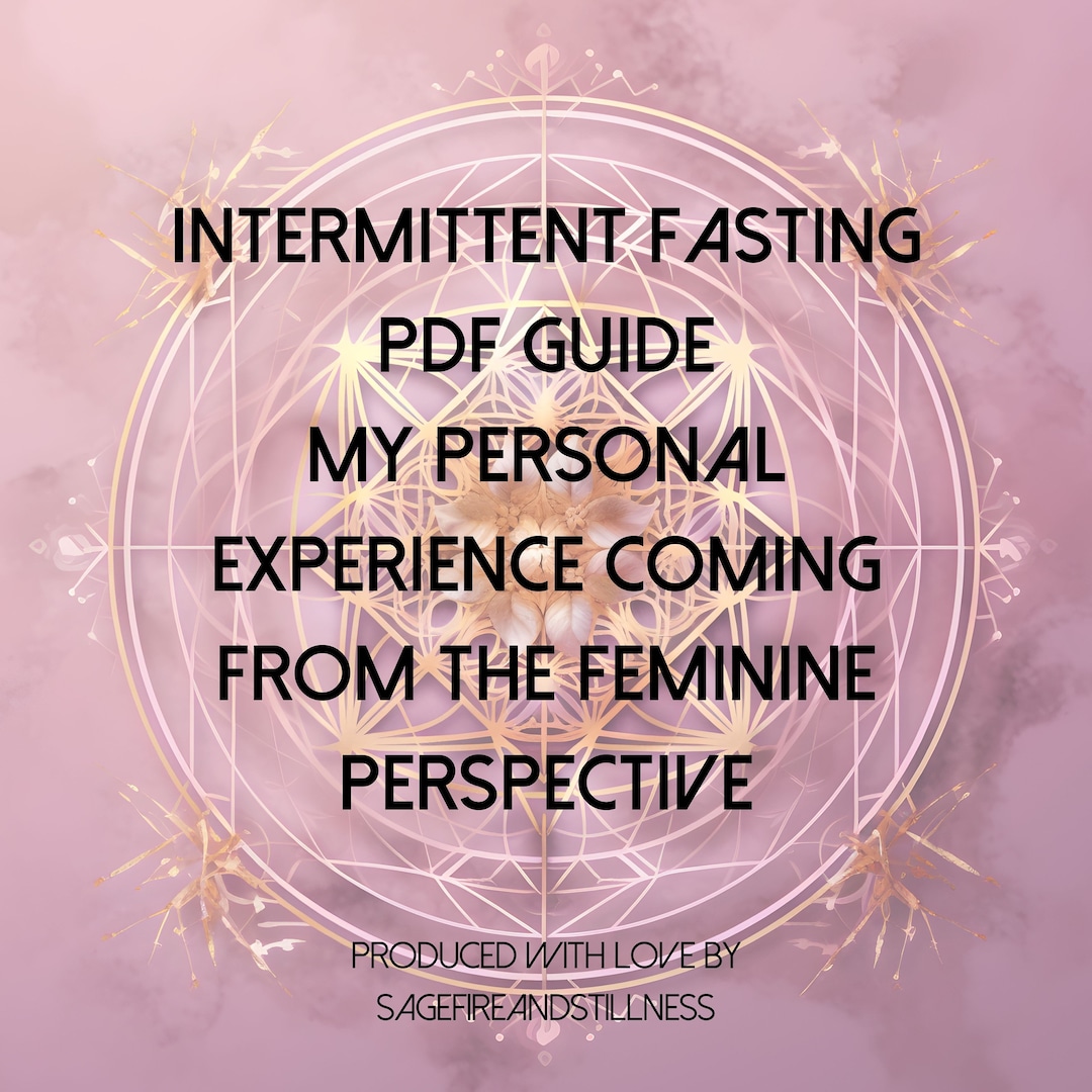 Intermittent Fasting Guide and Tips for Feminine Energy Women - Etsy