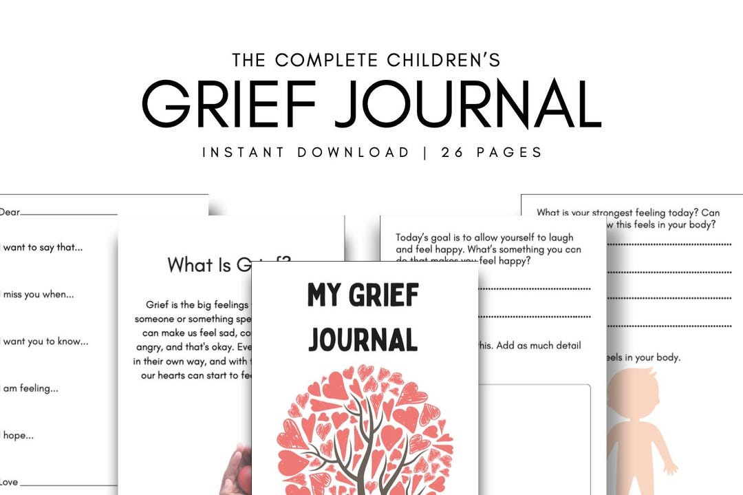 Trauma and Grief Journal | Kids’ Grief Journal | Printable Grief ...