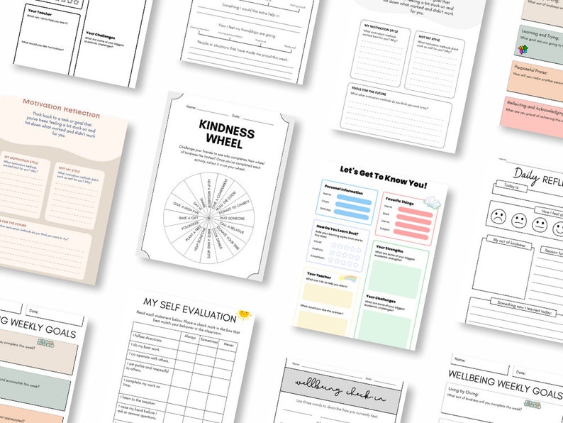 Student Wellbeing Activities Kit, Mindfulness Resources, Stress Relief ...