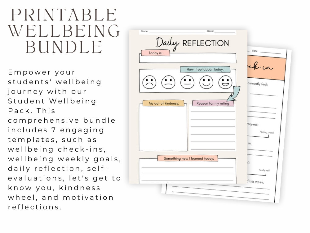 Student Wellbeing Activities Kit, Mindfulness Resources, Stress Relief ...