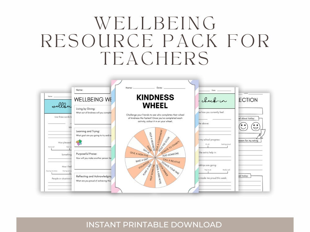 Student Wellbeing Activities Kit, Mindfulness Resources, Stress Relief ...