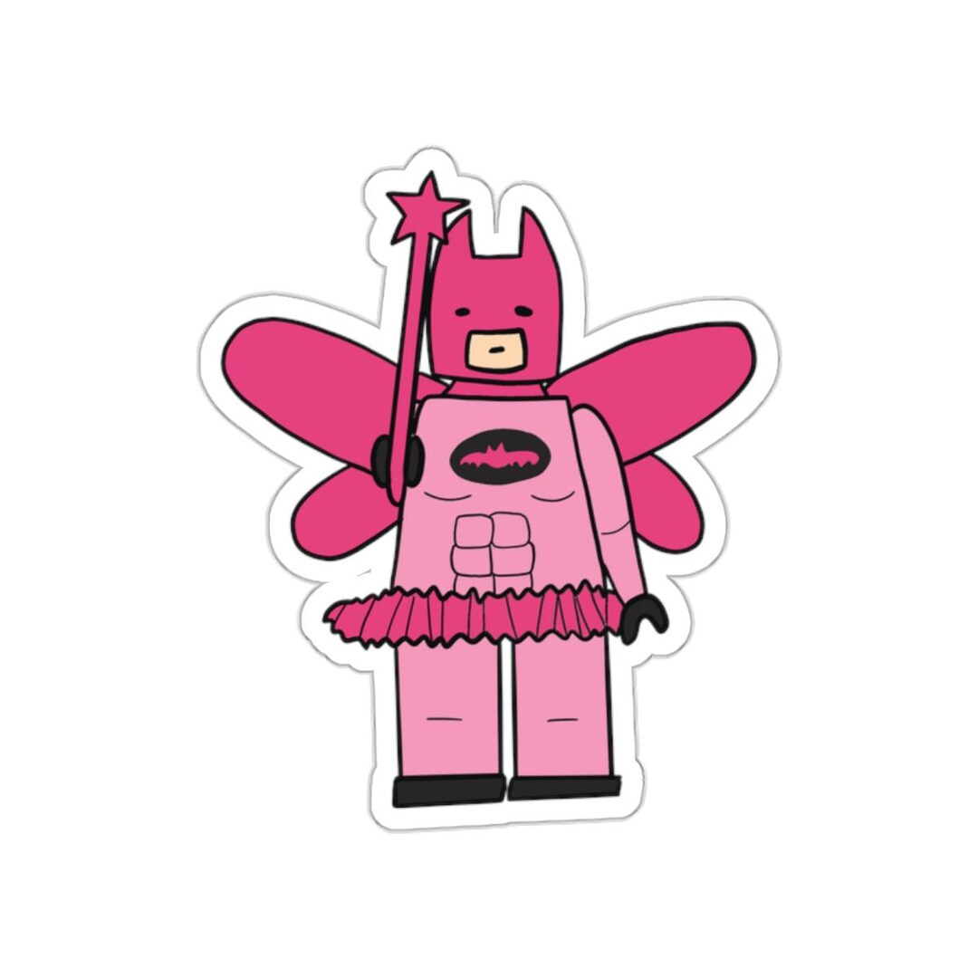 Pink Princess Lego Batman Sticker 2x2 - Etsy